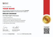 Best English Grammar Course With Certificate 2025 Best English Grammar Course With Certificate 2025