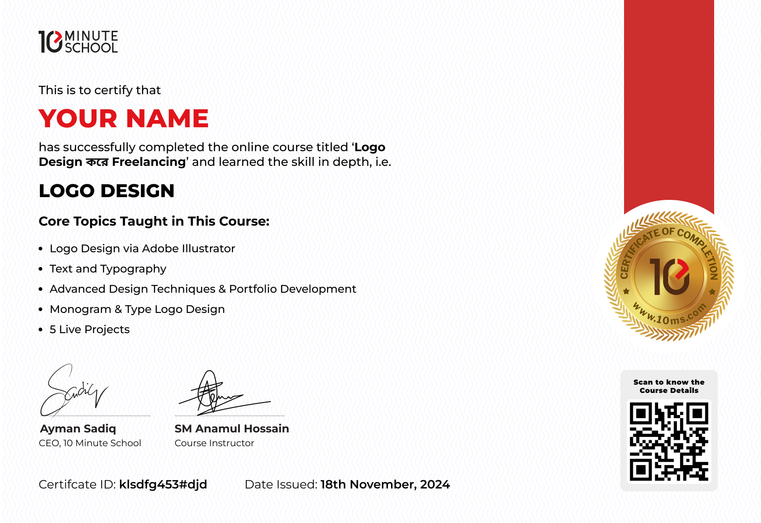 Best Logo Design Course | প্রফেশনাল লোগো ডিজাইন কোর্স